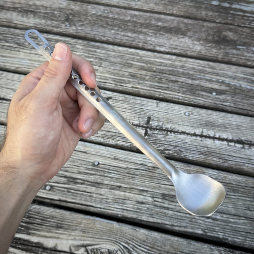 USA Made Titanium Backpacking Spoon - American Ultralight Cutlery